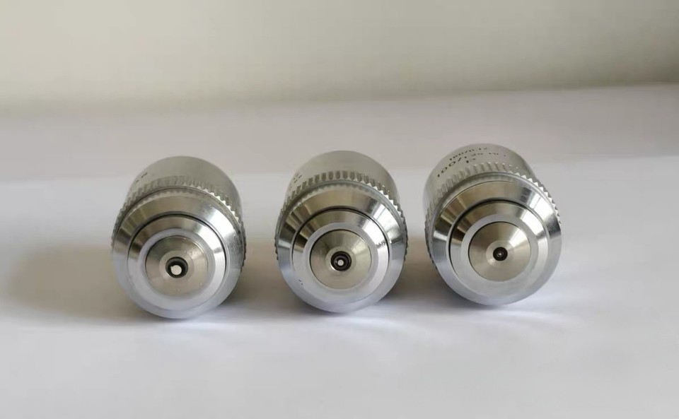 LEITZ polarizing microscope objective set Stress free objective lens | eBay