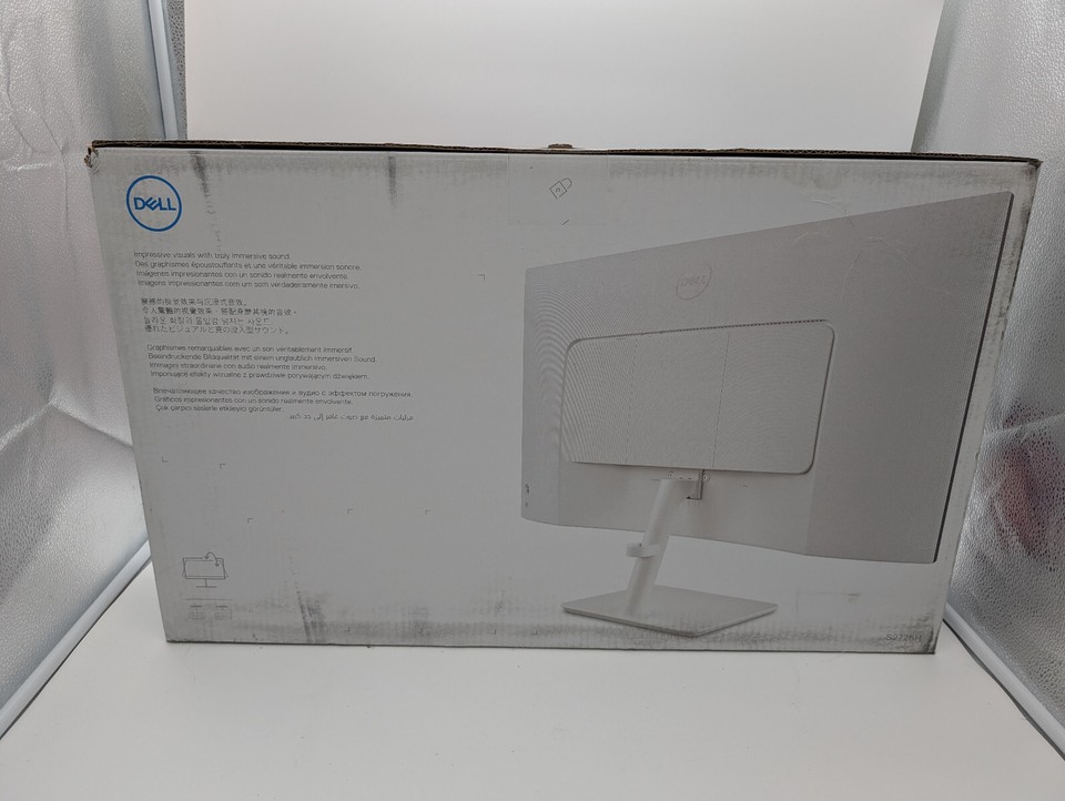 NEW IN BOX Dell S2725H Monitor 27-inch Full HD (1920x1080) 8ms 100Hz ...