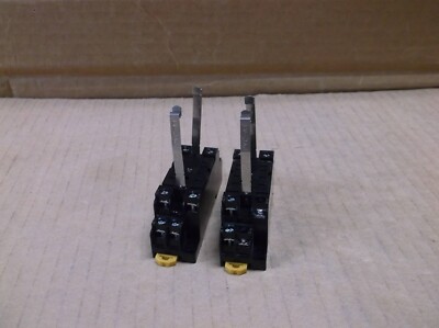 PYFZ-08-E Omron DPDT 10A DIN Rail Mount Relay Socket PYFZ08E | eBay