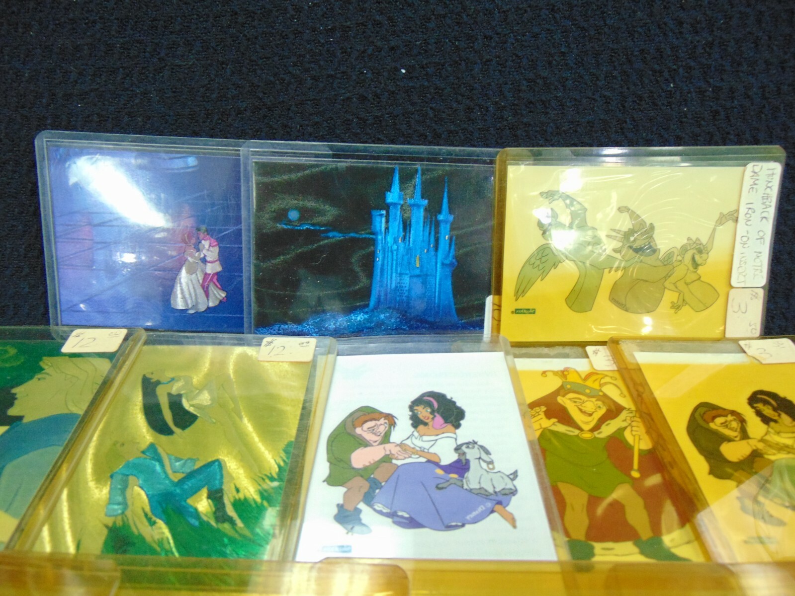 WALT DISNEY TRADING CARDS LOT OF 12 IN PLASTIC SLEEVES | eBay