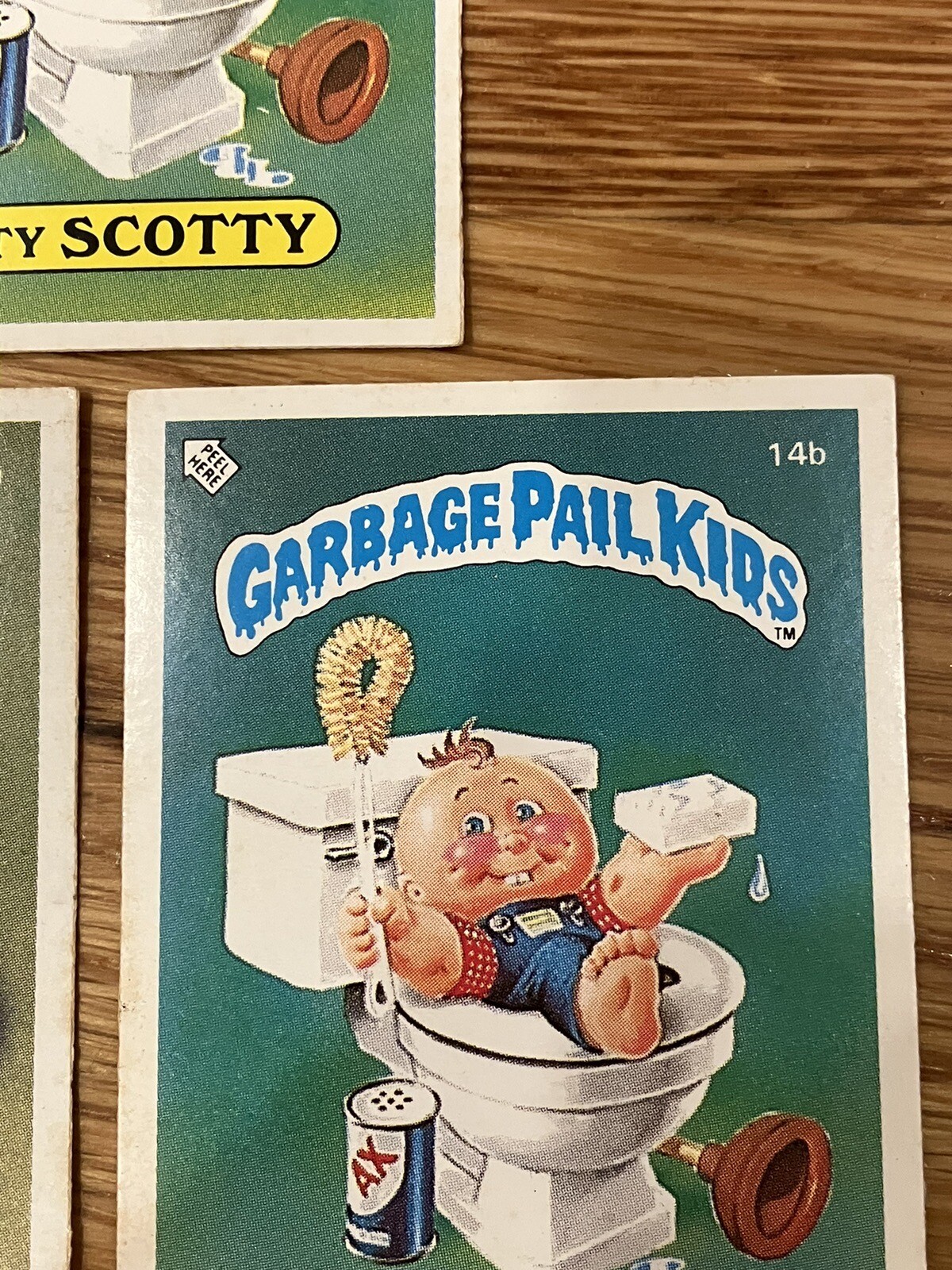 1985 Topps Garbage Pail Kids OS1 Series 1 GPK 3pc UK Mini 14a 21a 14b ...