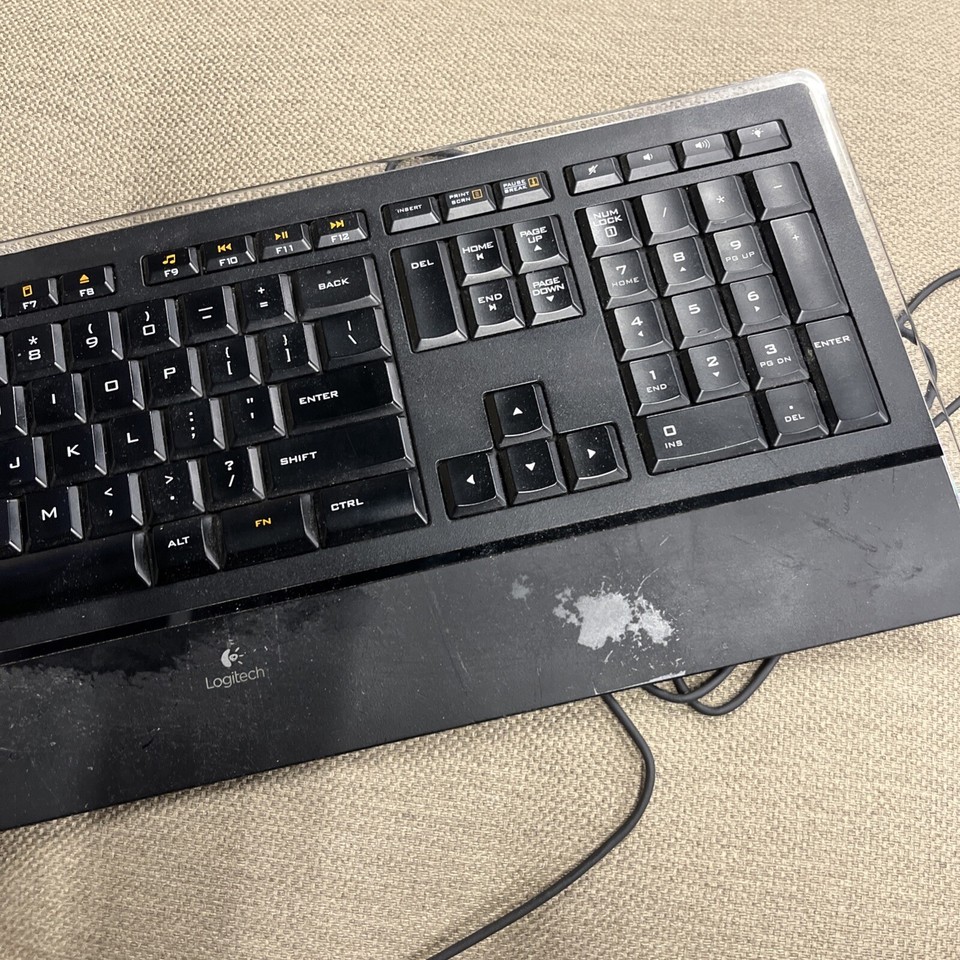 Logitech k740 illuminated keyboard works great | eBay