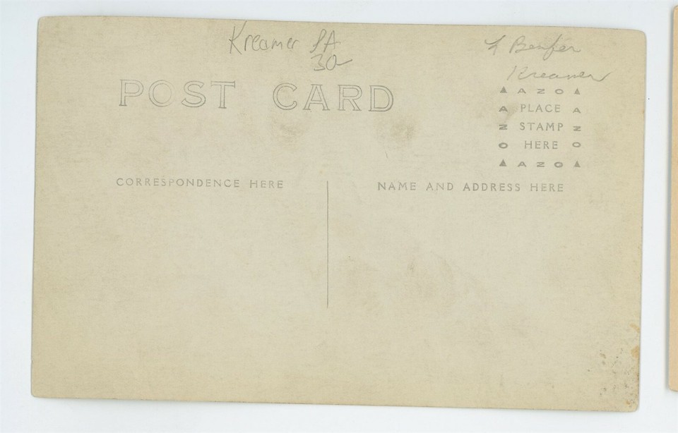 RPPC Aerial View KREAMER PA Snyder County Pennsylvania Real Photo ...