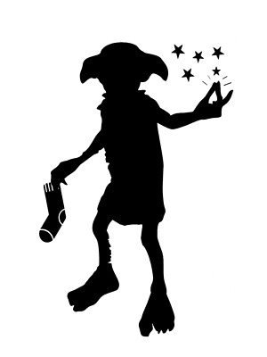 Harry Potter Dobby Wall / Bedroom / Fun Vinyl Sticker Decal (Add a Name ...