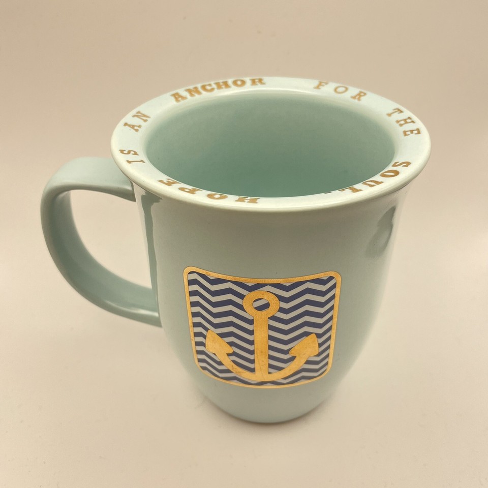 Anchor Mug "Hope is an Anchor" - Sailing, Boat | eBay