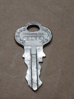 Vending Machine Chicago Lock Key B154 B 154 | eBay