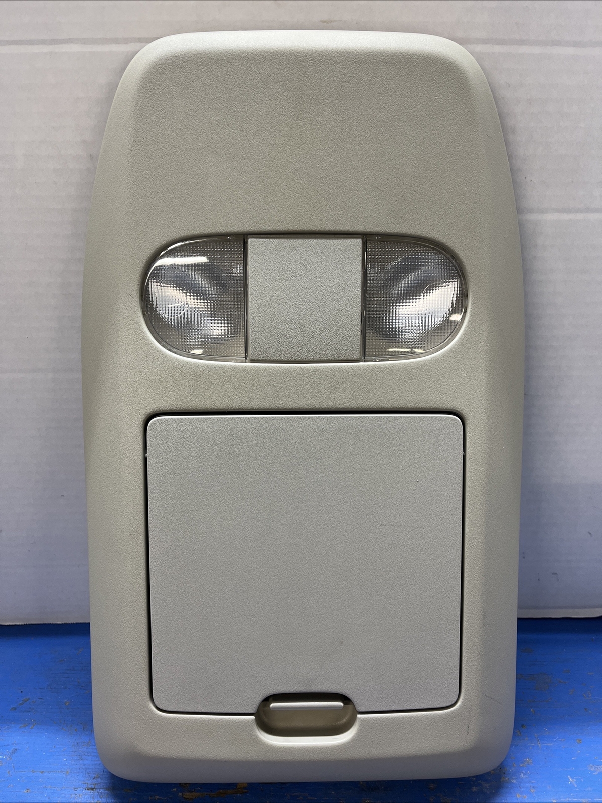 04-08 Ford F150 Overhead Console Map Dome Light Storage Cubby Bin Tan ...