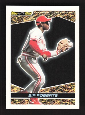 1993 Topps Black Gold Bip Roberts #16 Cincinnati Reds | eBay