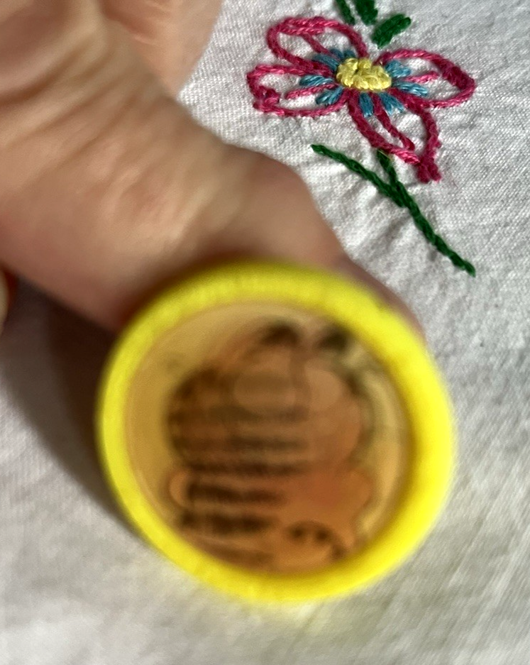 1978 Garfield Flicker Ring #2 Wearing Red Bow Tie HARD TO FIND! | eBay