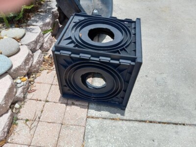 NDS 24 x 24 Catch Basin & Slotted Grate drainage box commercial ...