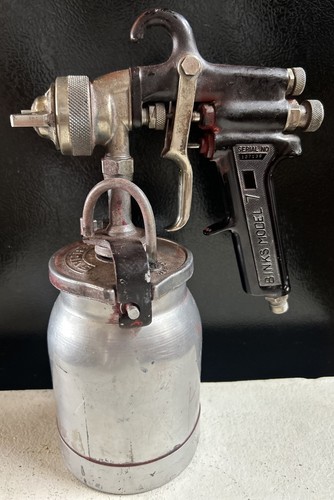 Binks Model 7 Spray Gun With 36SD Spray Tip and Paint Cup | eBay