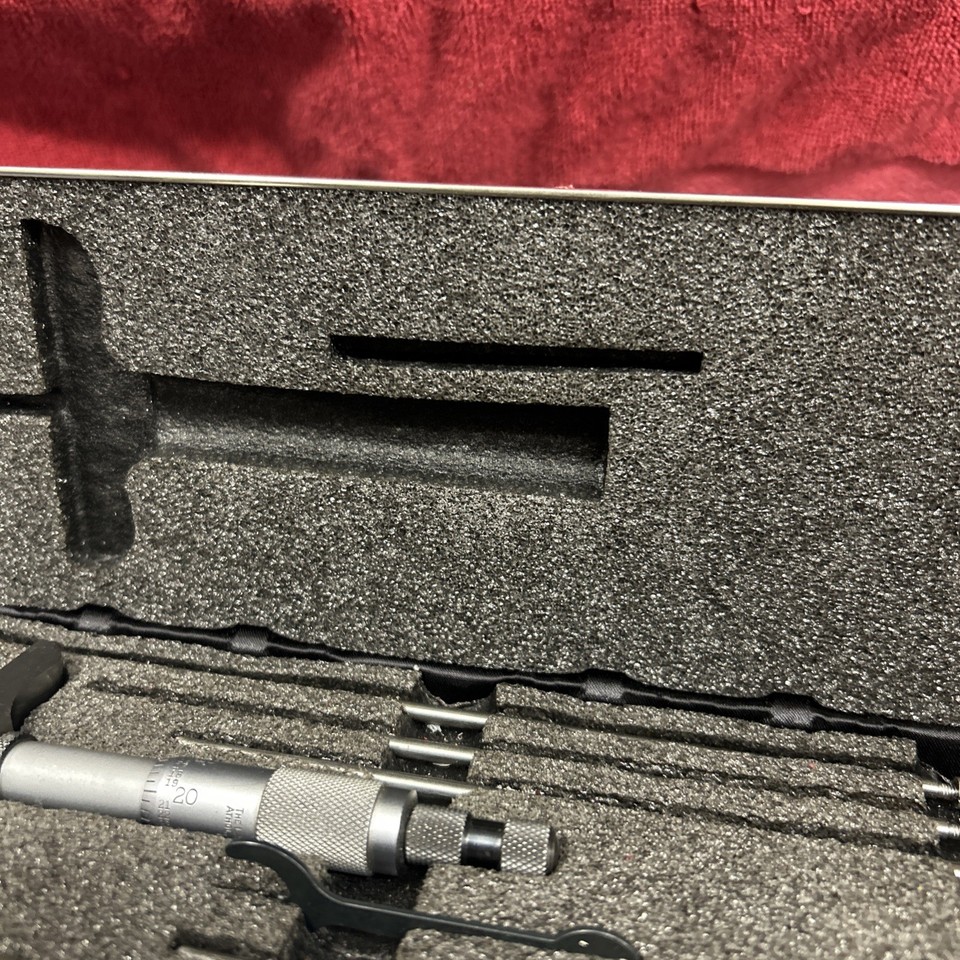 Starrett No 445 Depth Mic Micrometer 4” Base 0-6” Range With Case Nice ...