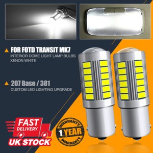 Interior Lighting Upgrade LED For Transit MK7 06-12 Cab Dome LED Light ...