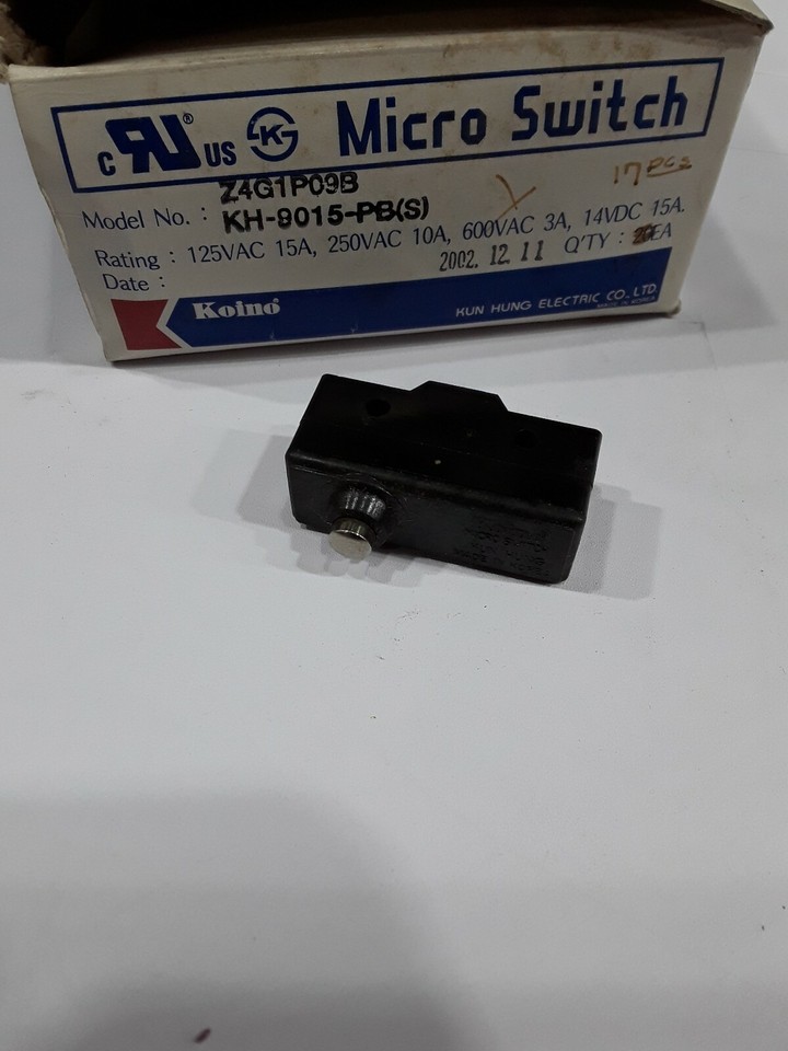 KH-9015-PBS KOINO MICRO SWITCH 125VAC 15A NEW | eBay