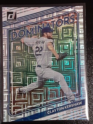 2022 Panini Donruss Dominators Vector Parallel #D-1 - Clayton Kershaw ...