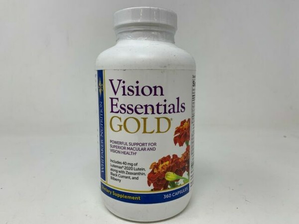Whitaker Nutrition Vision Essentials Gold Supplement 360 Capsules for ...