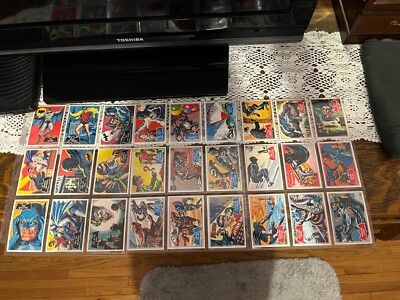 1966 Topps Batman 1998 Reissue 3 Sets 143 Cards Blue Black Red Bat Cowl ...