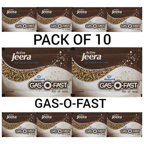 10X Gas O Fast Sachet (5g) Helps to get relief fromheartburn, hyperacid ...
