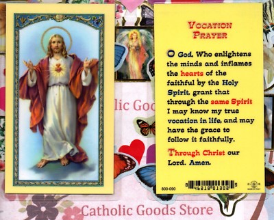 Vocation Prayer - Laminated Holy Card | eBay