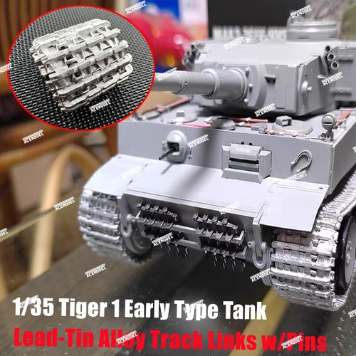 1/35 German Tiger I Early/Mid/Late Strumtiger Tank Lead-Tin Alloy Track ...