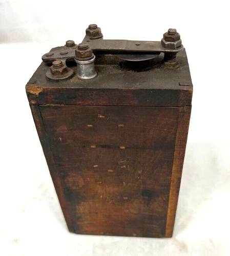 Vintage Original Model T-Ford Ignition Coil-Ford Script on Wood Case | eBay