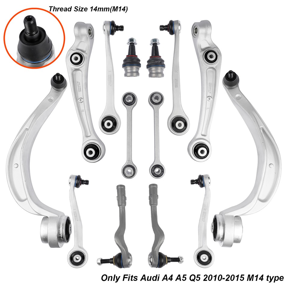 Front Control Arm (14PCS) For 2011-2016 Audi A4 A5 S4 S5 Q5 Quattro ...