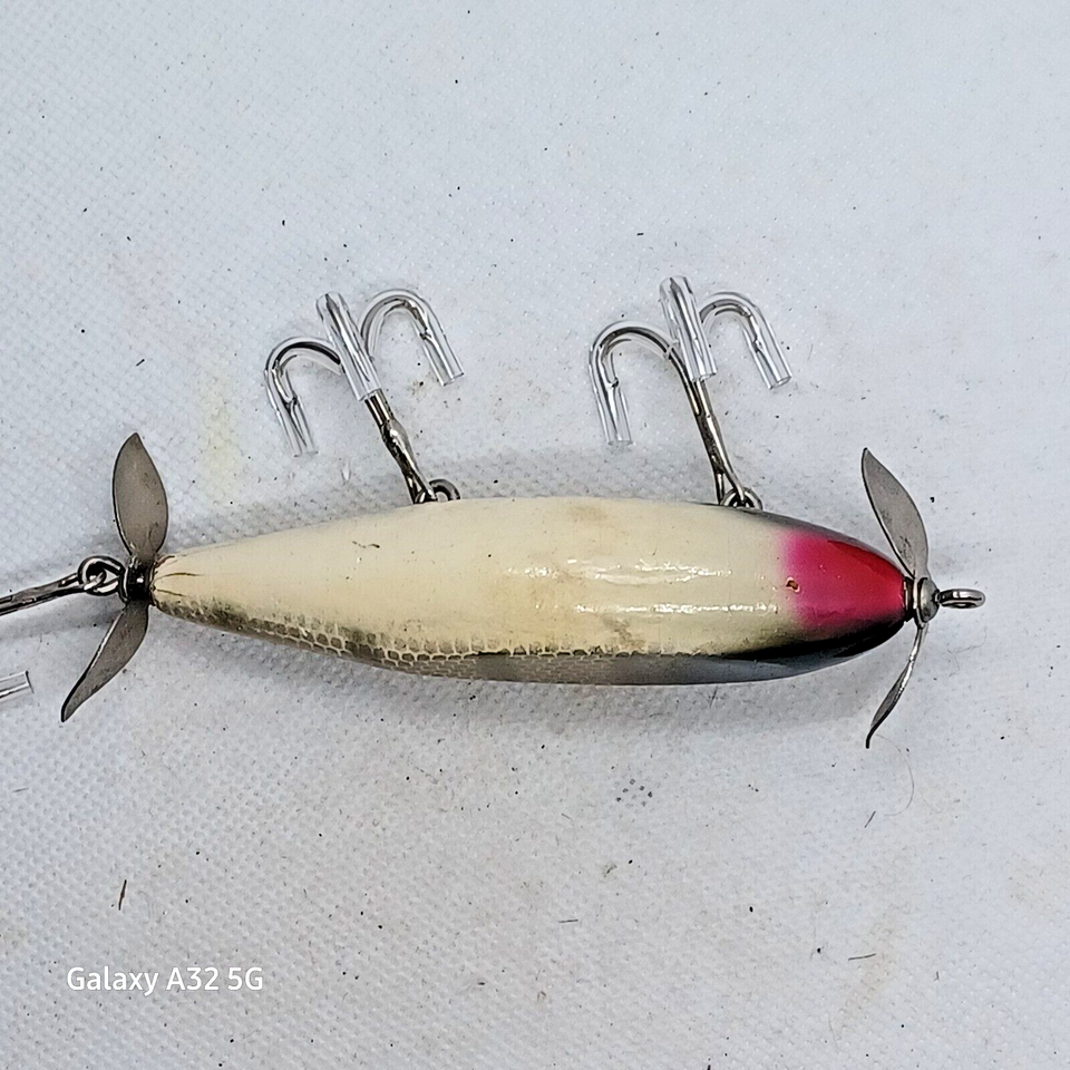 Herter's Injured Minnow Vintage Fishing Lure Crippled Killer Wood Pike ...