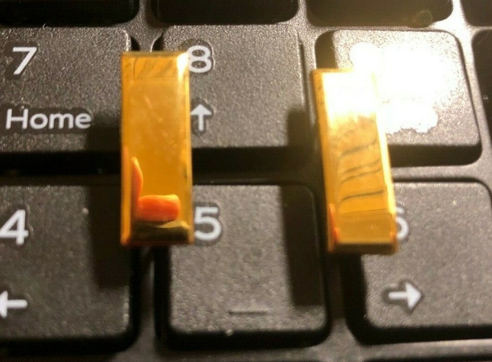 2nd LT Lieutenant Rank Insignia gold bars USA Made Mini-Pair Army. USMC ...