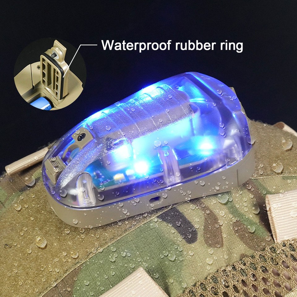 SOTAC Tactical Helmet Signal Light with LED + IR Flashlight Survival ...