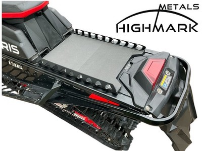 POLARIS SNOWMOBILE REAR TUNNEL STORAGE GAS CARGO UTILITY RACK. (Black ...