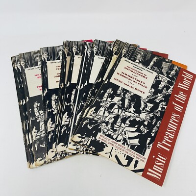 Lot of 24 Music Treasure of the World Pamphlet Joseph Machlis Music ...