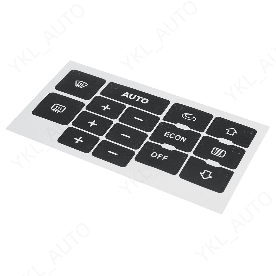 A/C Climate Air Condition Heater Button Repair Kit Decals Sticker For ...