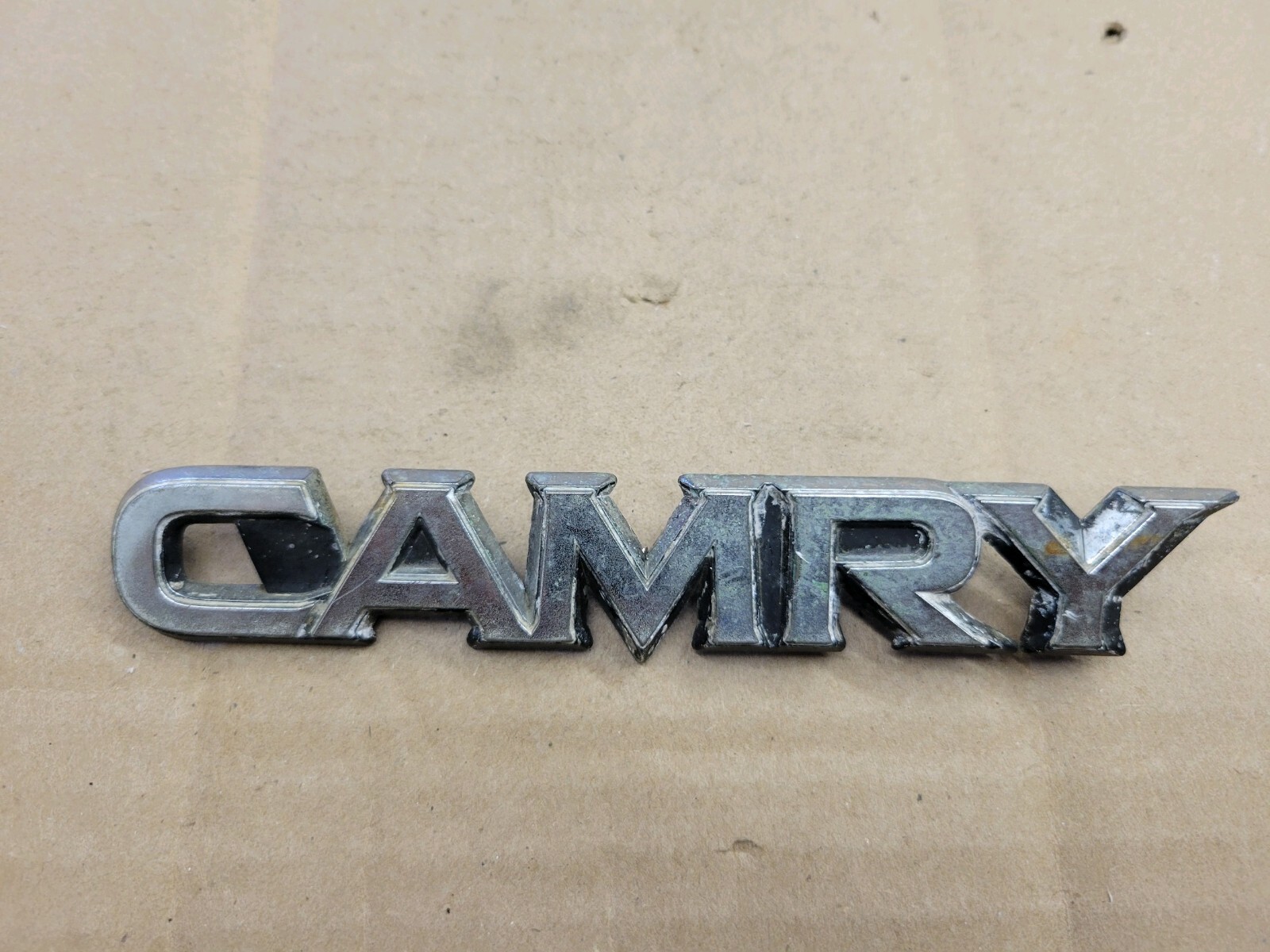 Toyota OEM Camry Chrome 6" Vintage Emblem Badge Logo Nameplate Name ...