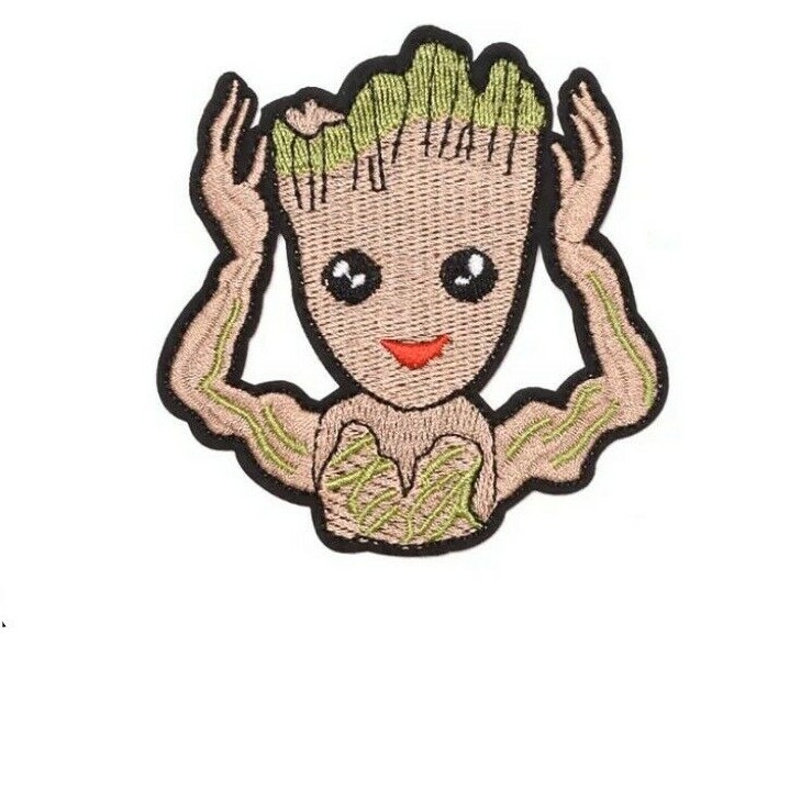 Baby Groot Embroidered Iron /Sew On Embroidered Patch Guardians of the ...