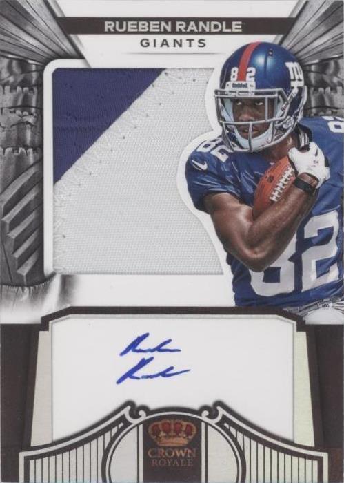 2012 Crown Royale - Rueben Randle #279 Holo Silver /149 (AU, MEM, RC ...