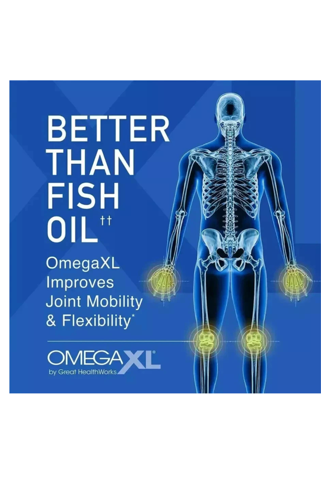 Omega XL (300 capsules) Joint & Muscle Softgels Mussel Omega-3 Joint ...