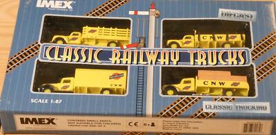 SET OF 4 IMEX Model Co. Classic Railway Trucks Diecast 1:87 CNW | eBay
