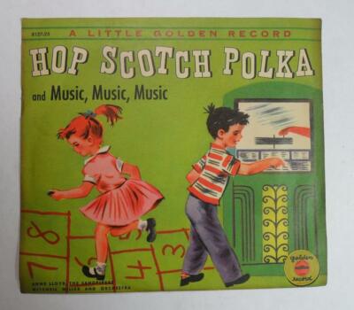 HOP SCOTCH POLKA GOLDEN RECORD #R127:25 78 RPM 1954 YELLOW VINYL ...