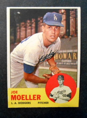 1963 Topps #53 JOE MOELLER Los Angeles Dodgers EX+ | eBay