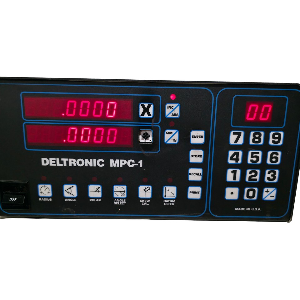 Deltronic DH14-MPC Horizontal Optical Comparator With DRO 14" Screen ...