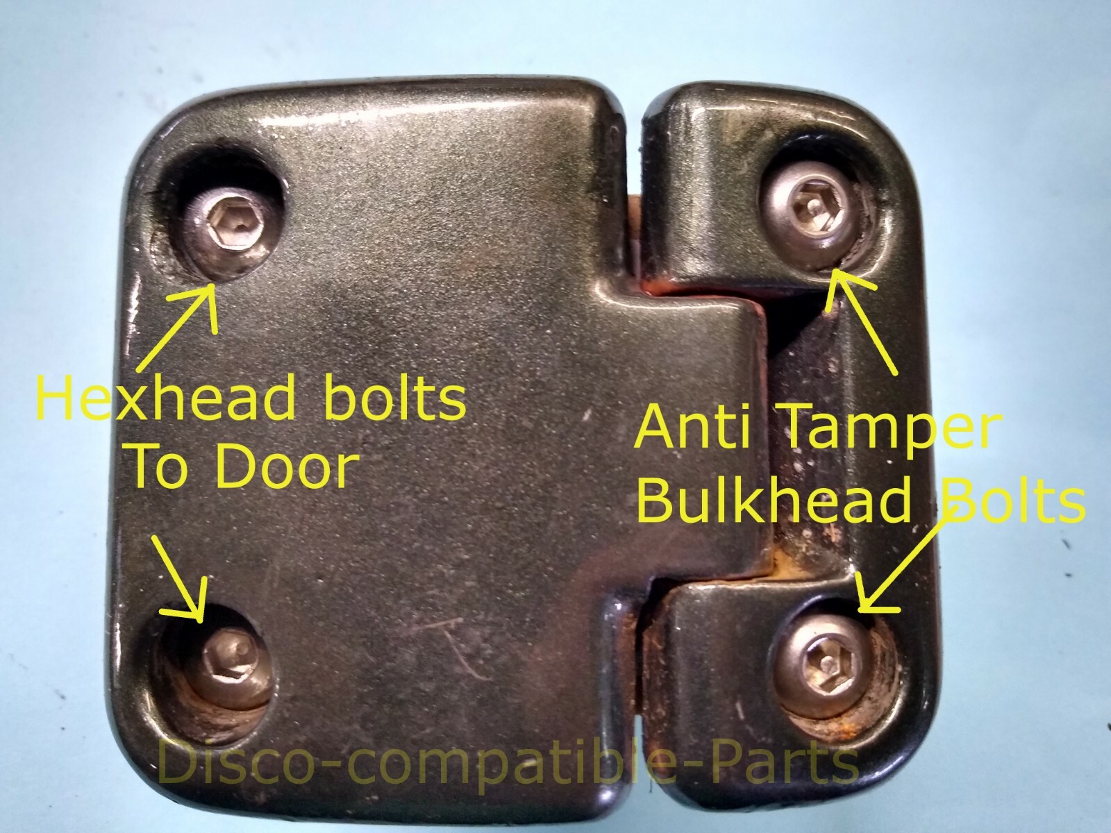 Land Rover Defender Front Door Security Bolt Set Stainless Steel | eBay UK