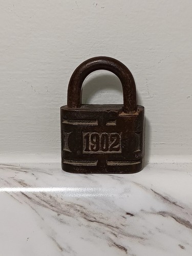 Vintage Brass Guard 1902 Padlock No Key | eBay