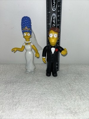 Marge and Homer Prom Night Figures The Simpsons Collectables wedding ...
