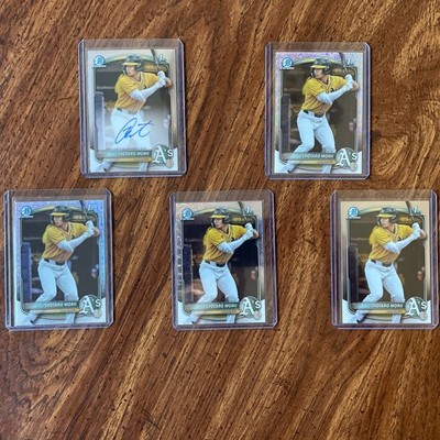 Shotaro Morii 🔥 2025 Bowman Chrome Lot of 5. Base Auto, Mini Diamond ...