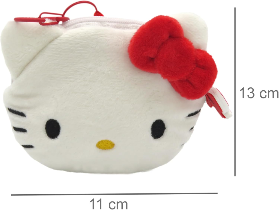Cyp Brands Hello Kitty, Sanrio, Portafoglio, Borsa, Figura 3D, Viso ...