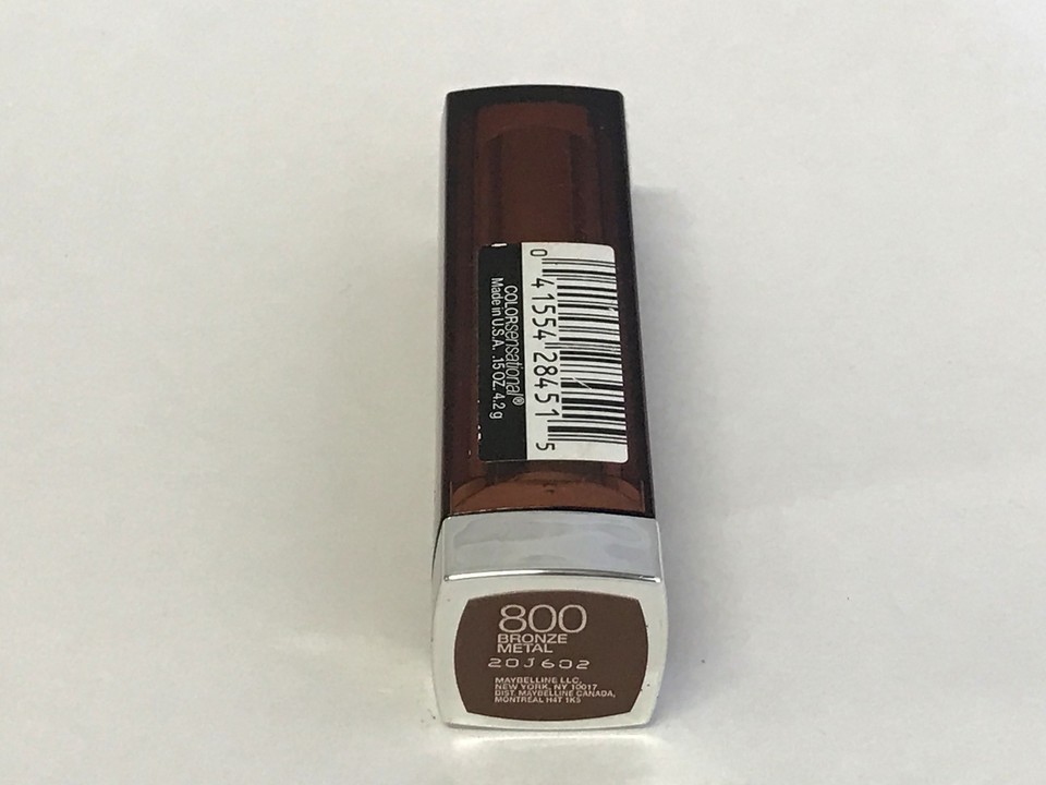 Maybelline New York ColorSensational Lipstick ~ Bronze Metal 800 | eBay