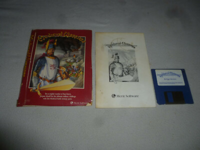 AMIGA COMPUTER PC GAME MEDIEVAL WARRIORS W MANUAL VINTAGE 1991 MERIT ...