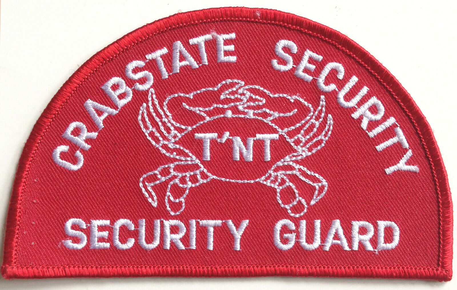 VINTAGE CRABSTATE SECURITY EMBROIDERED SEW ON SECURITY GUARD PATCH ~ MARYLAND? | eBay