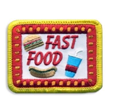 Girl Boy FAST FOOD Tour Visit Fundraiser Patches Crests Badge SCOUT ...