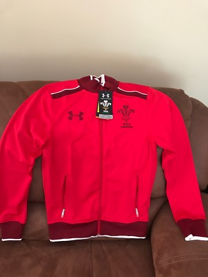 WALES WRU UNDER ARMOUR WELSH RUGBY UNION JACKET NWT SIZE S Mens | eBay